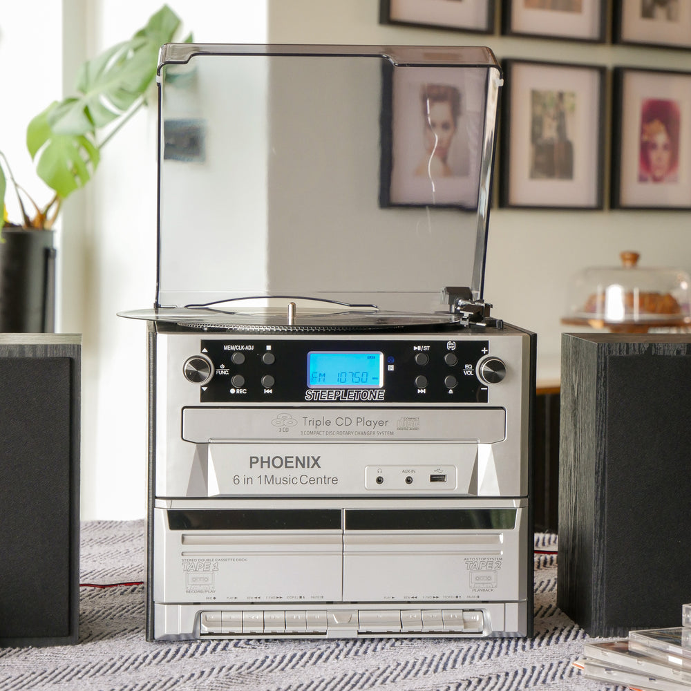 Phoenix High Power 6 in 1 Music Centre – Steepletone UK LTD